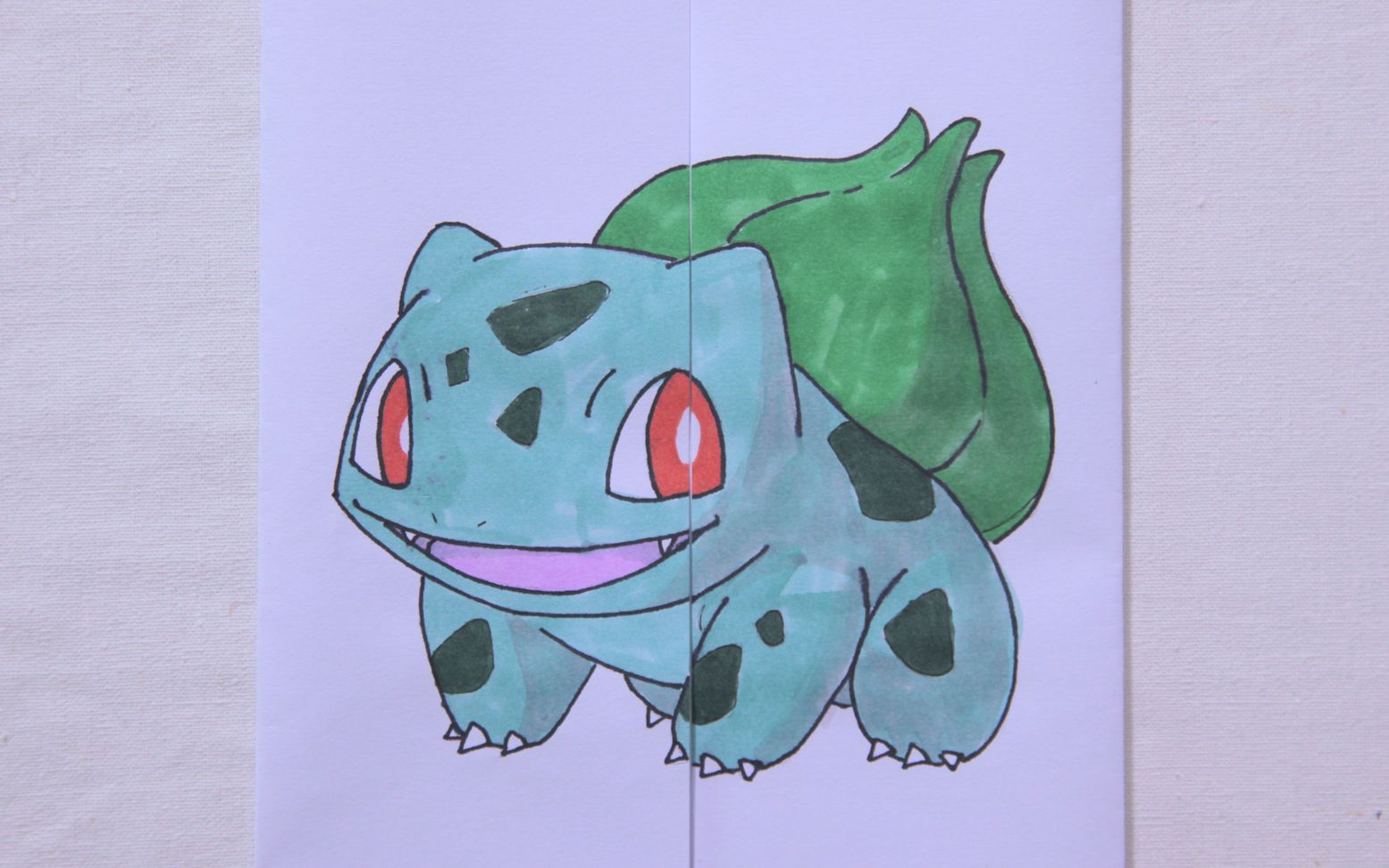 用1张纸脑洞漫画,神奇宝贝妙蛙种子进化失败下场,太搞笑可爱!