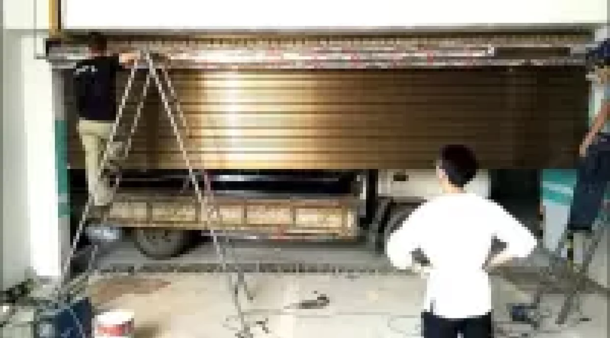 乘风门业电动卷闸门安装教学指导