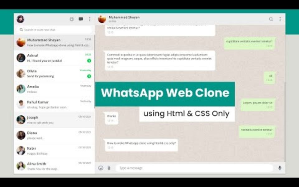 40分钟带你用Html 和 CSS 设计一款网页聊天工具