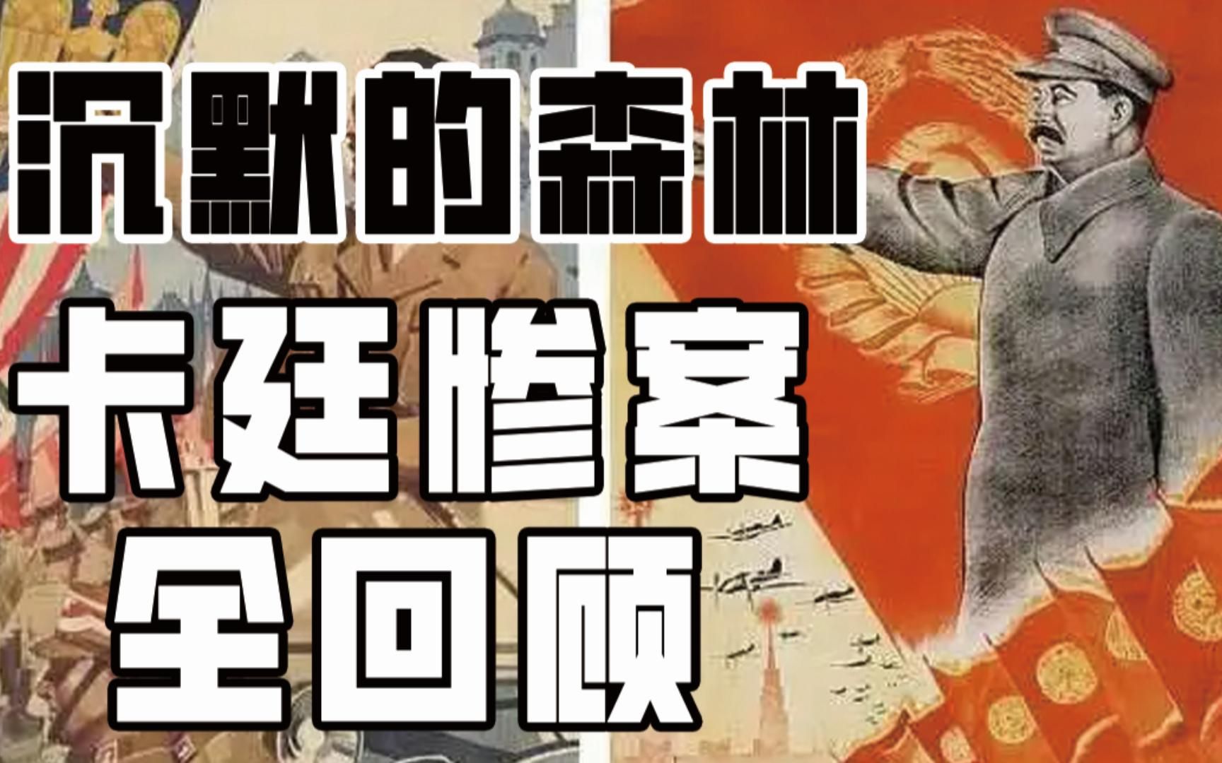 沉默的森林-卡廷惨案全回顾#纳粹分子 #大屠杀 #希特勒 #斯大林 #...