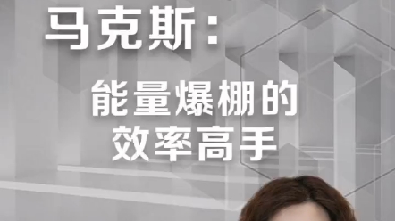 ...代表人物马斯克。这类人是能量爆棚的效率高手。不仅是实力干将还...