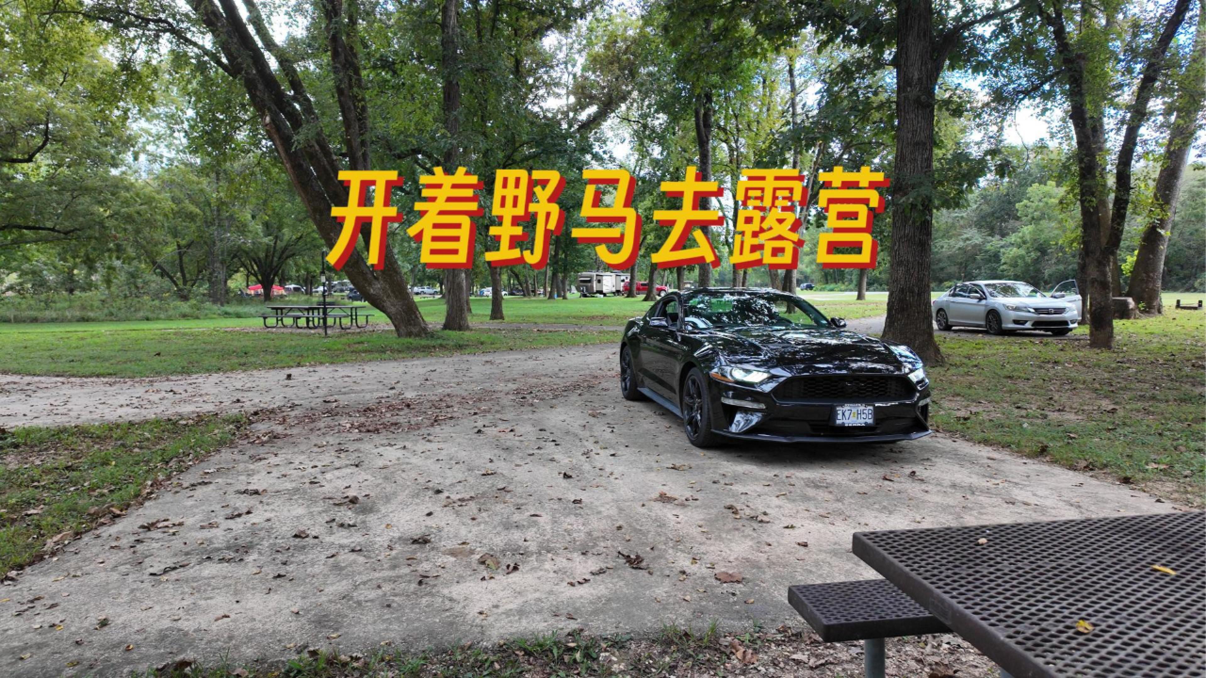 【Vlog】Labor Day weekend 开着野马去露营