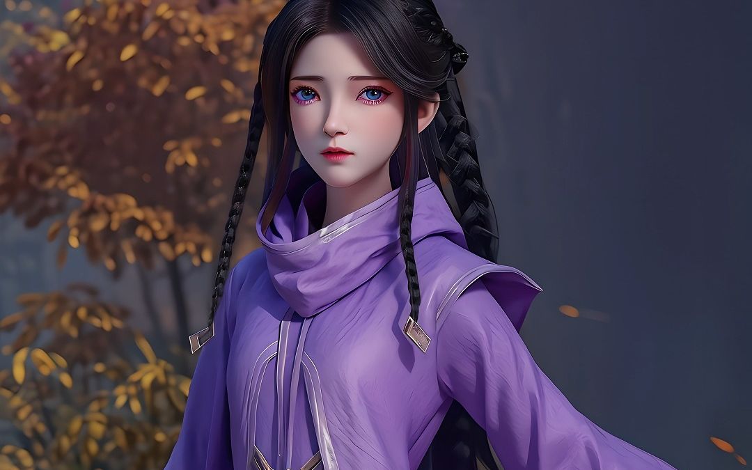 AI画葡萄仙子紫灵