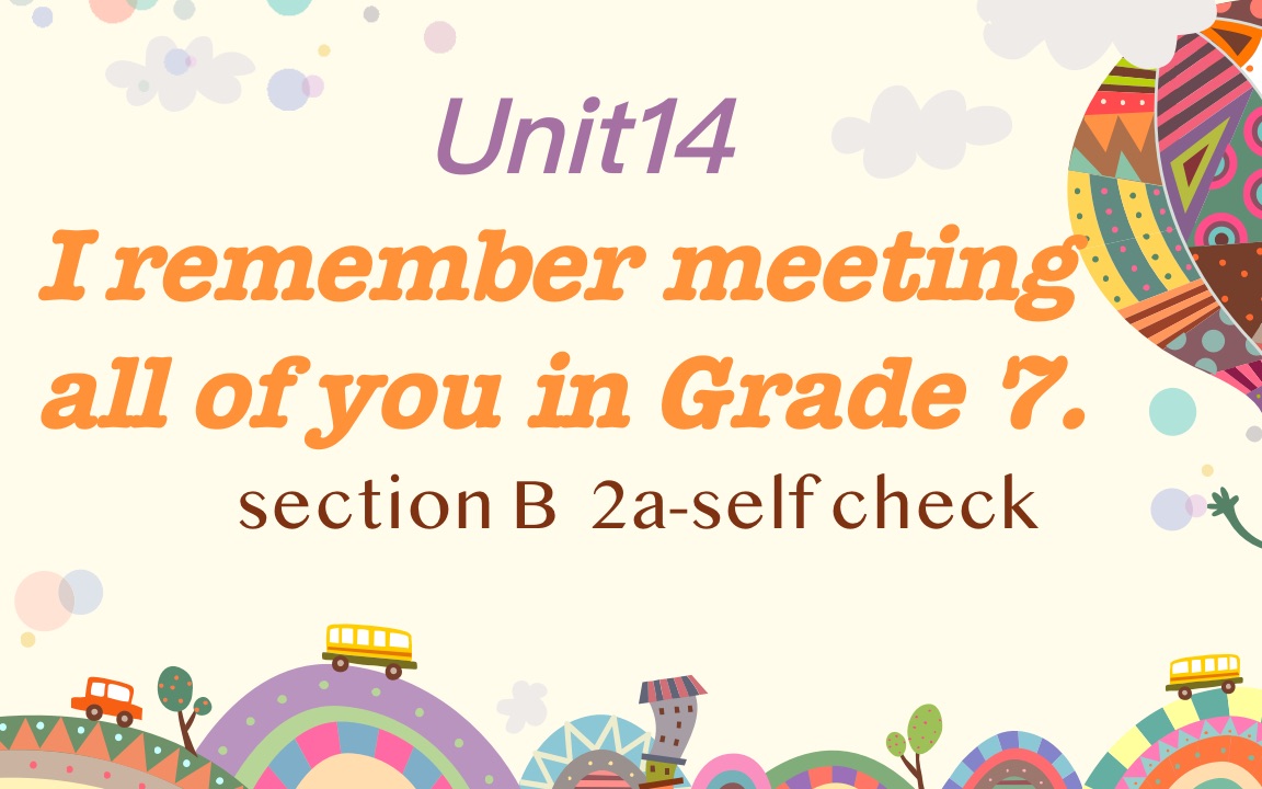 GO FOR IT U14 I remember meeting all of you in Grade 7阅读毕业演讲