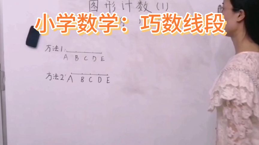小学数学:图形计数讲解,你可以得出用n表示的线段计算公式吗?