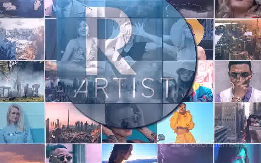 ...店铺标志动态LOGO片头模板logo设计动态徽标视频动态标识视频模板