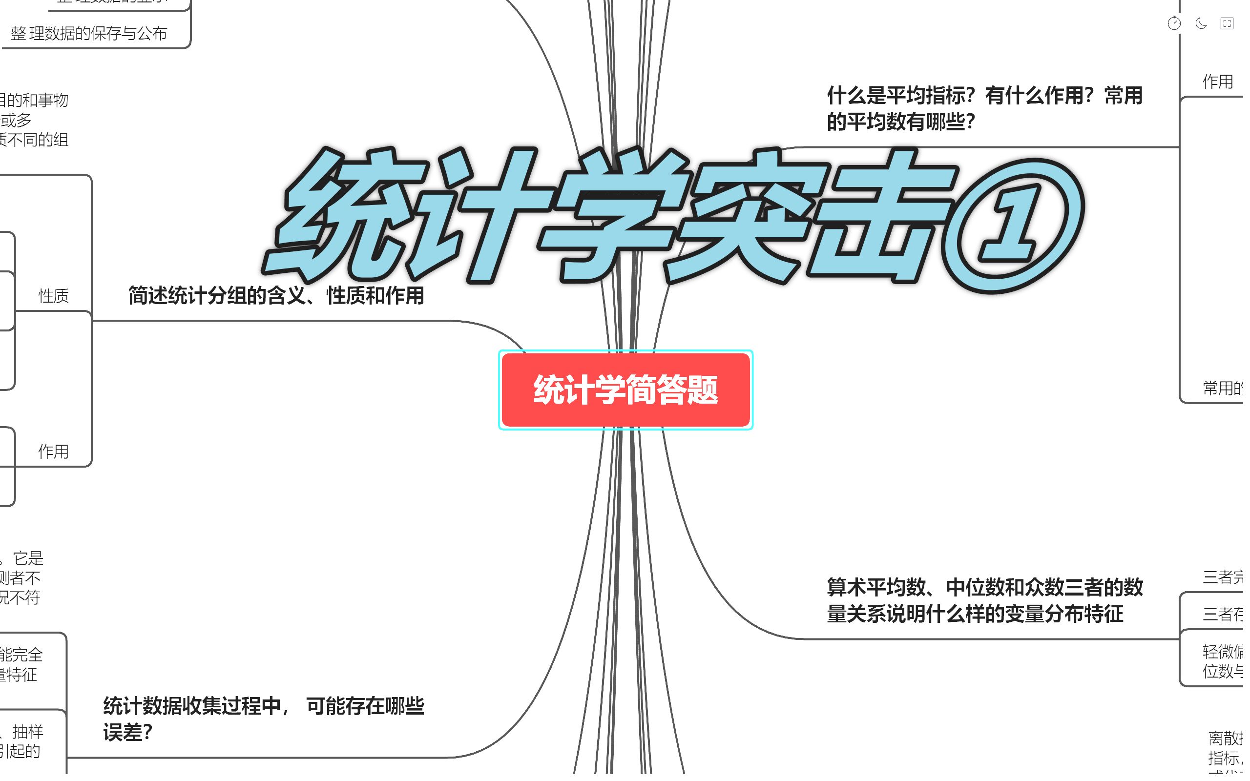 【江苏事业单位】统计学突击①|这小目标感觉有点宏伟,快考试了,突突...