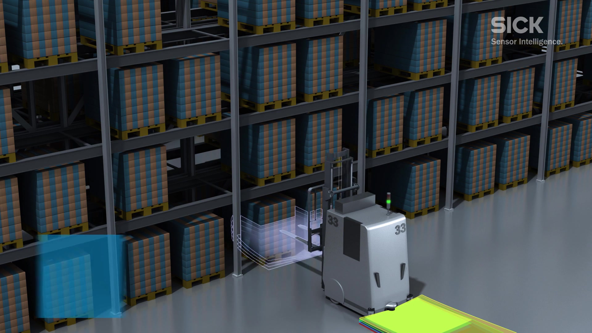 3D激光雷达传感器的先进碰撞预防和定位传感器 MRS1000