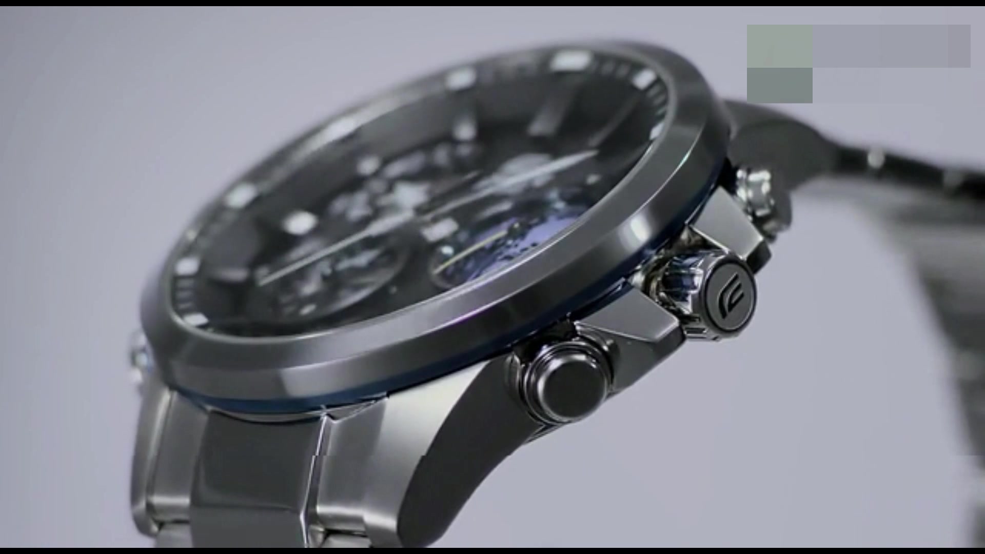 天天码头 卡西欧Edifice光能运动赛车表EQS-600DB指针运动手表