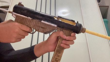 美军M3冲锋枪纸板制作