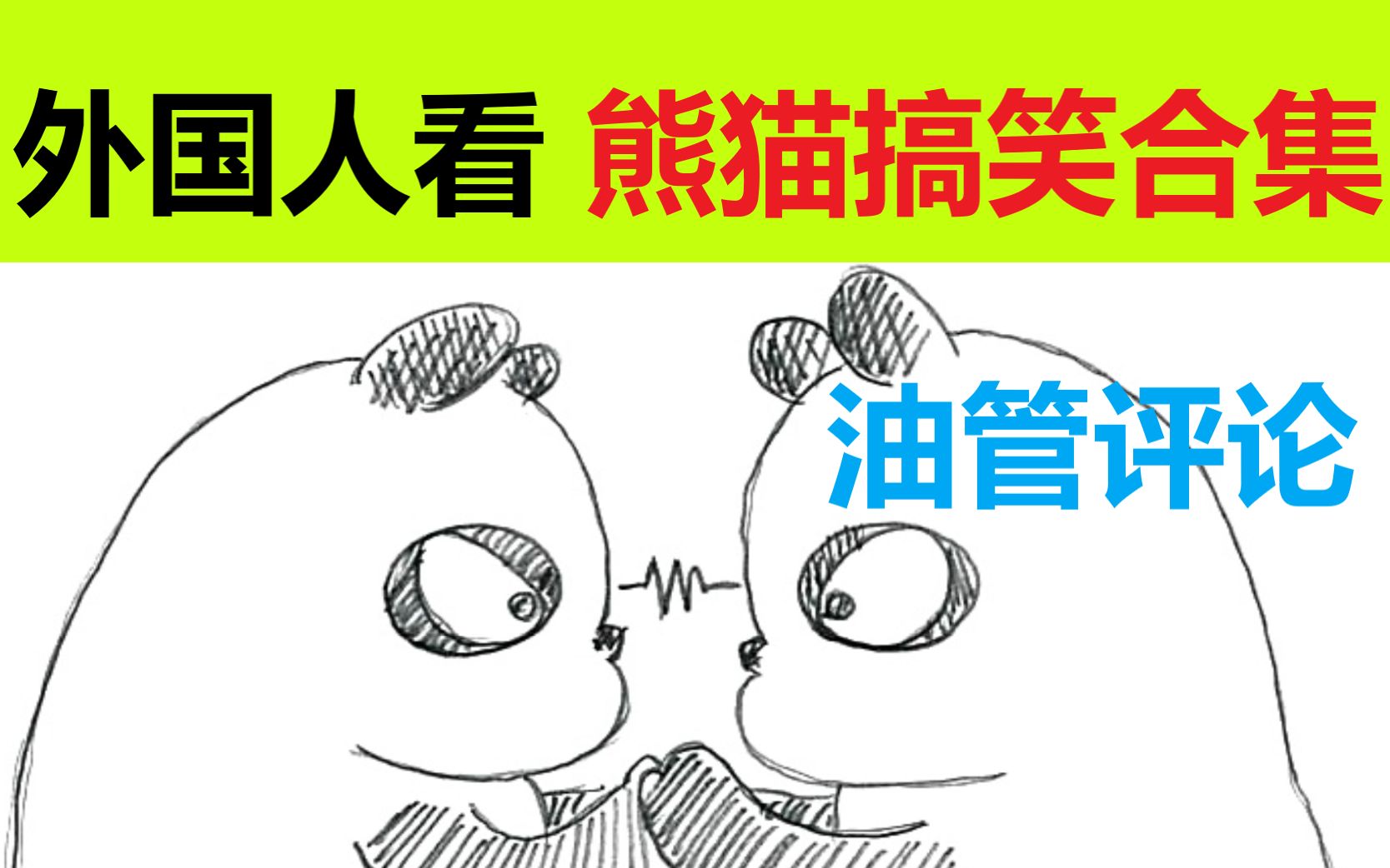 外国人看熊猫搞笑合集1,“太可爱太滑稽了”“世界上最美丽的动物”...