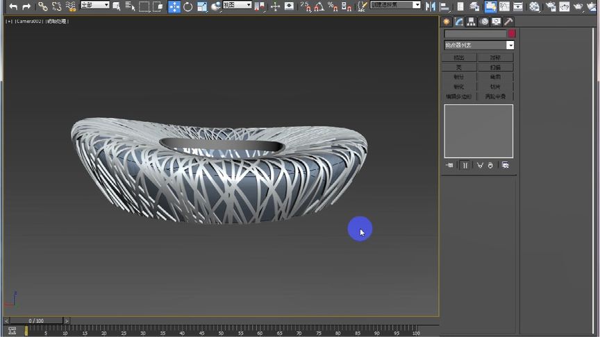 3dmax建模教程:鸟巢建模教学