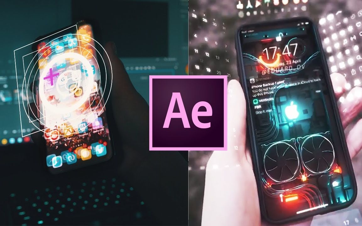 增强现实手机 After Effects 特效教程(中文机翻字幕)