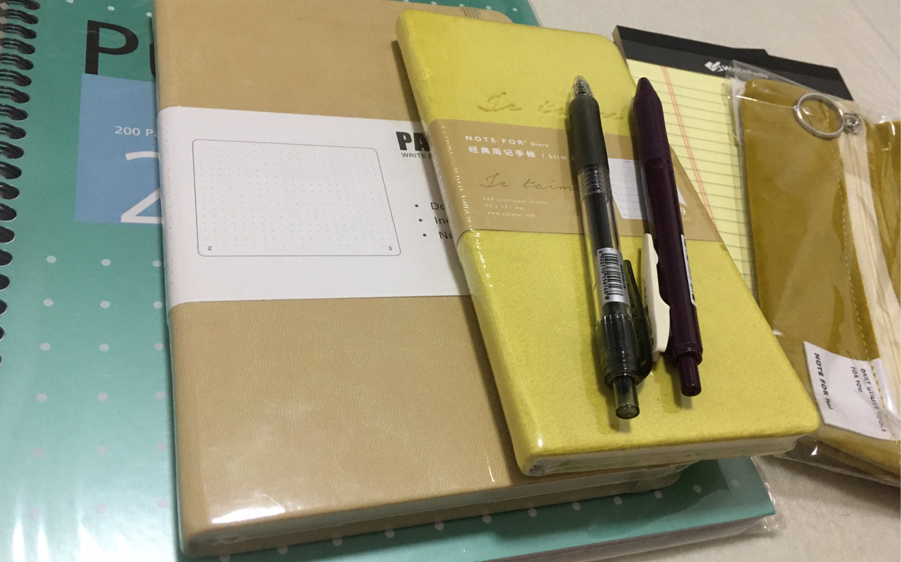 已出||文具福袋3|桌面清理|Pukka Pad可撕线圈本PAPERIDAES点阵本...