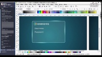 CDR网页设计 平面设计网页登陆页面