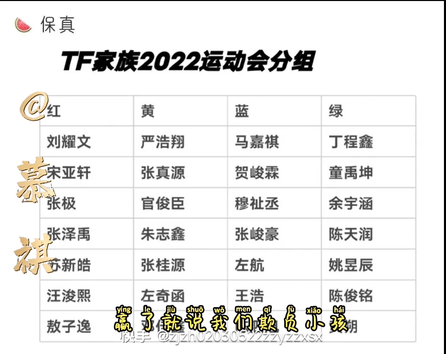 TF家族2022夏季运动会