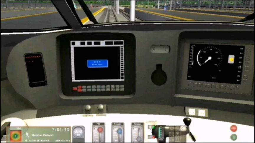 模拟火车,中国线路。