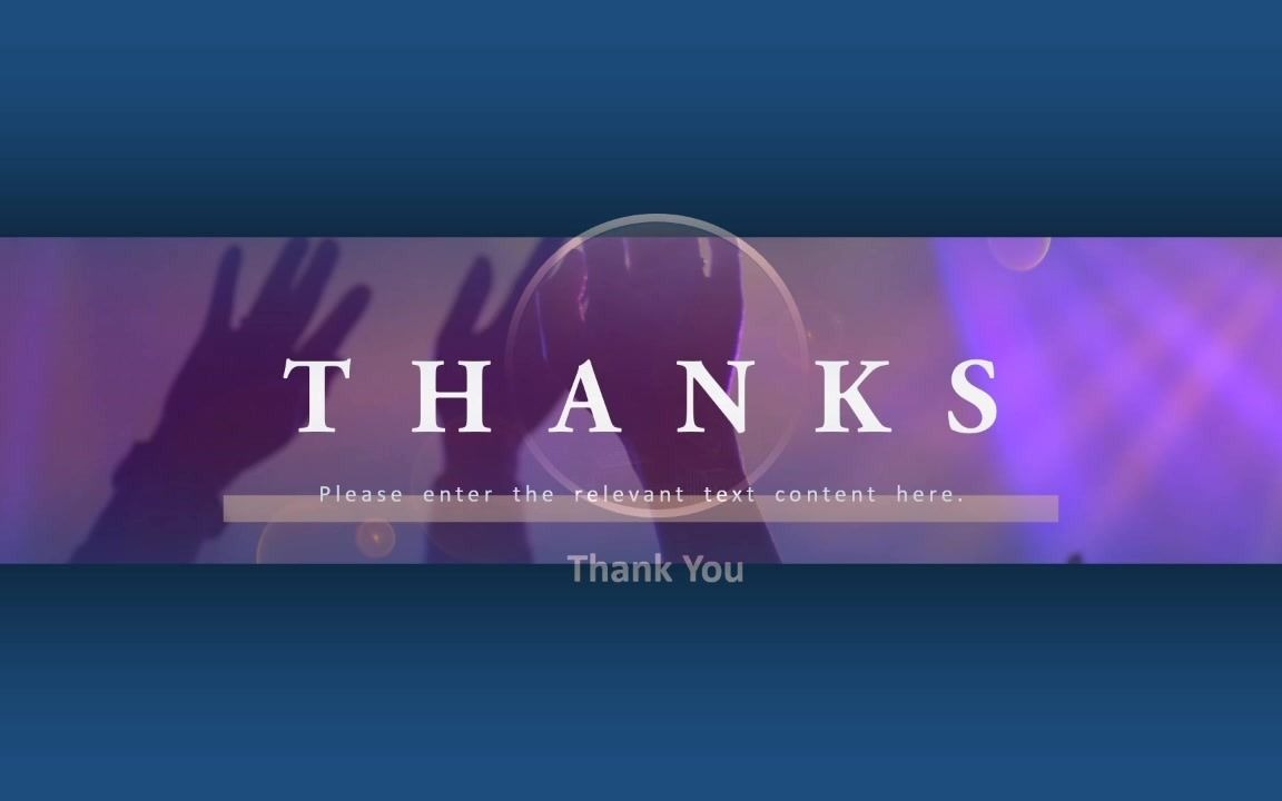 【PPT】20款PPT结束页欣赏