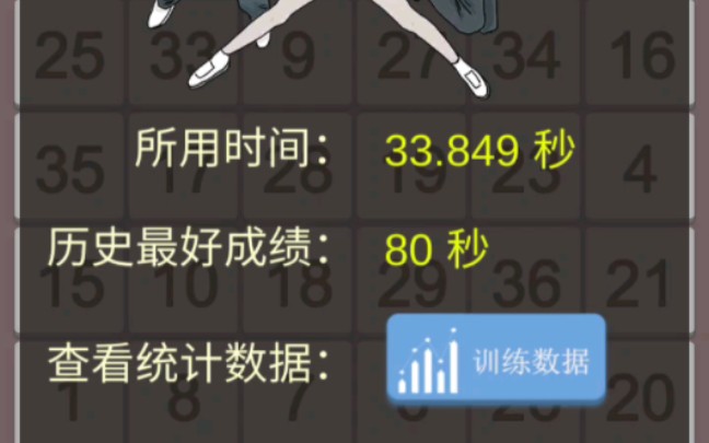 舒尔特方格每日一练3 6ⅹ6