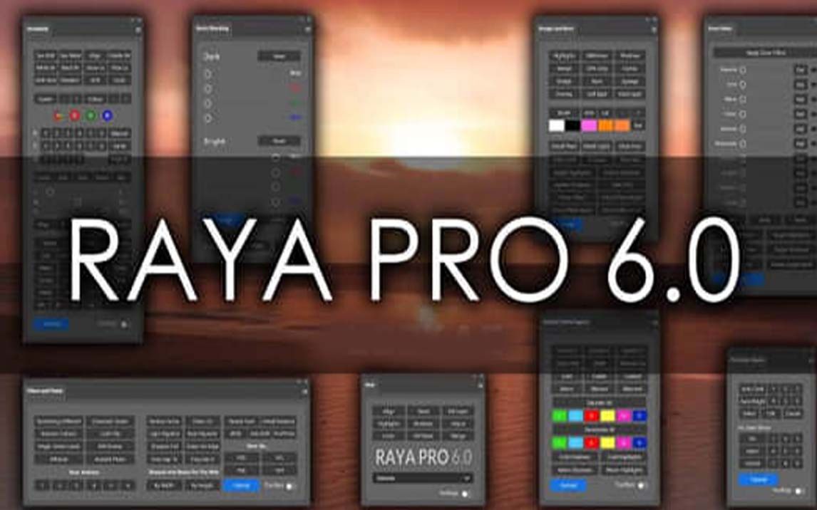 PS插件-多功能亮度蒙版混合扩展面板特效 Raya Pro 6.0支持WinMac