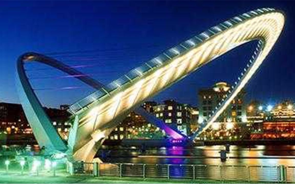 世界上第一座摆式大桥,船只来了就向上摆动,网友:让我们一起摇摆