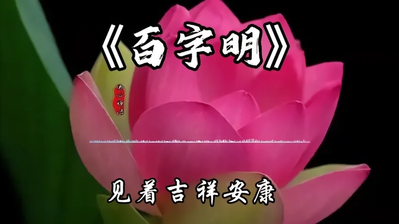 金刚萨埵百字明咒:愿你事业有成,身体健康,爱情甜蜜,家庭温馨