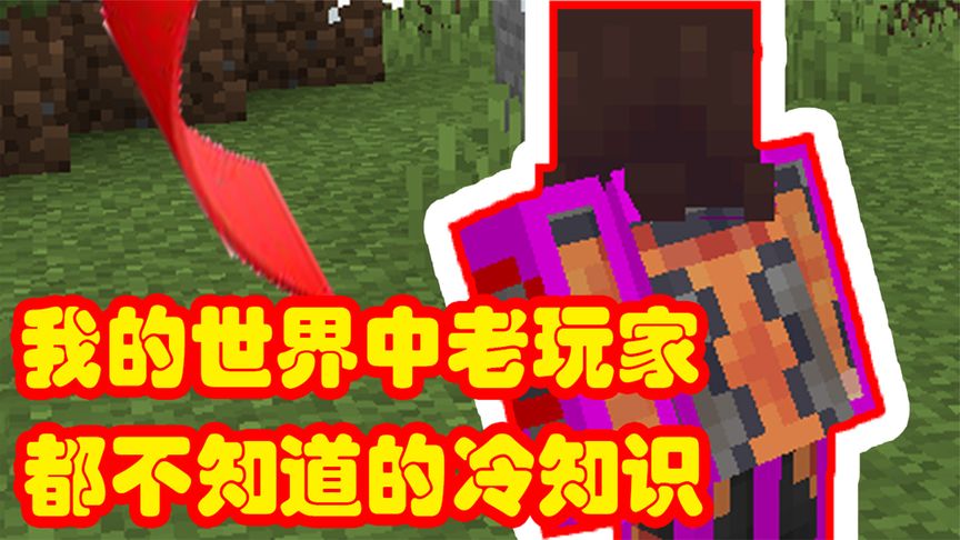 我的世界老玩家都不知道的冷知识~轻轻松松获得燧石!