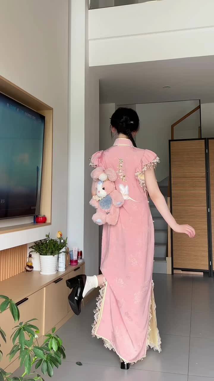 一周旗袍汉服穿搭～少女系的旗袍和汉服