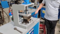 方管切角机模具近距离操作展示!是不是简单又给力?