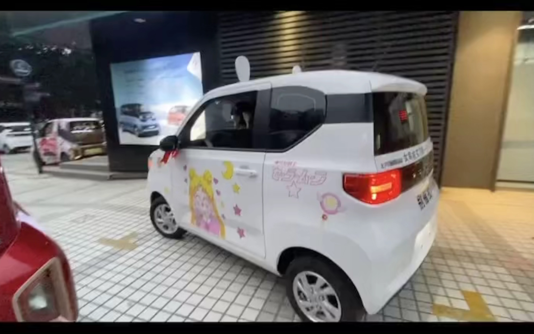 五菱宏光MINI#五菱宏光mini#内饰#粉色#星空顶#硬汉专车#少女粉#装饰