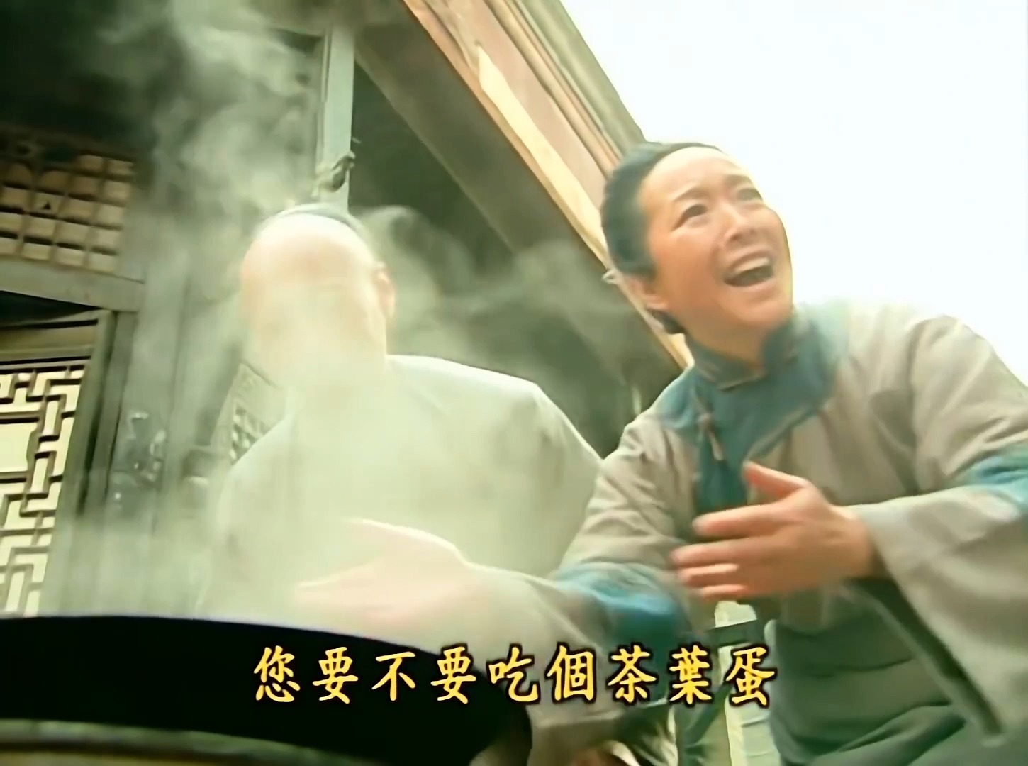 卖茶叶蛋遇刺,紫薇挡刀 还珠格格 第一部 1080高清 19-3