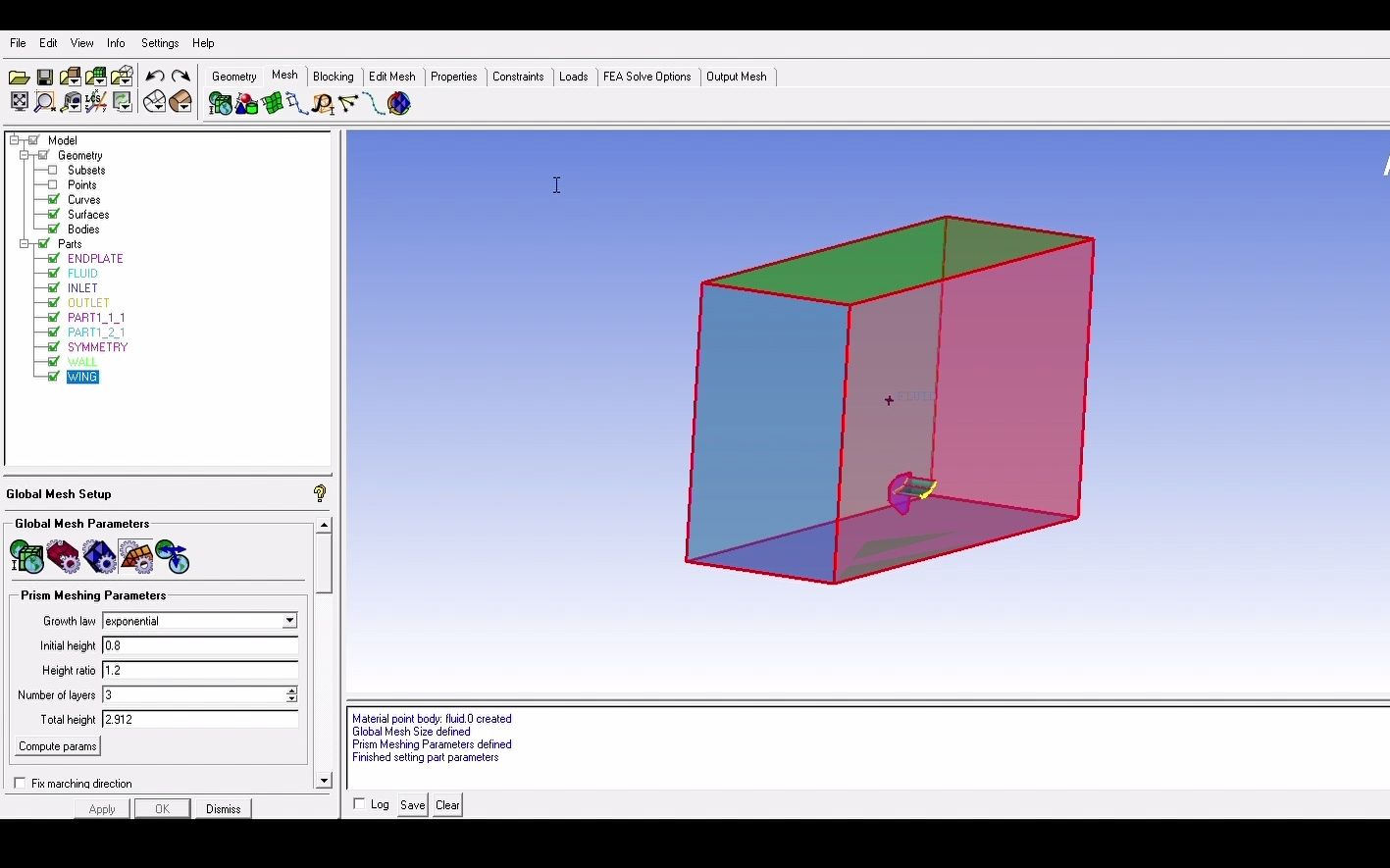 【ANSYS ICEM CFD】当你的模型拓扑时出了黄线而你强行给它画了...