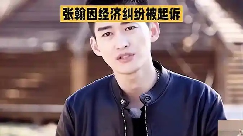 张翰因经济纠纷被起诉