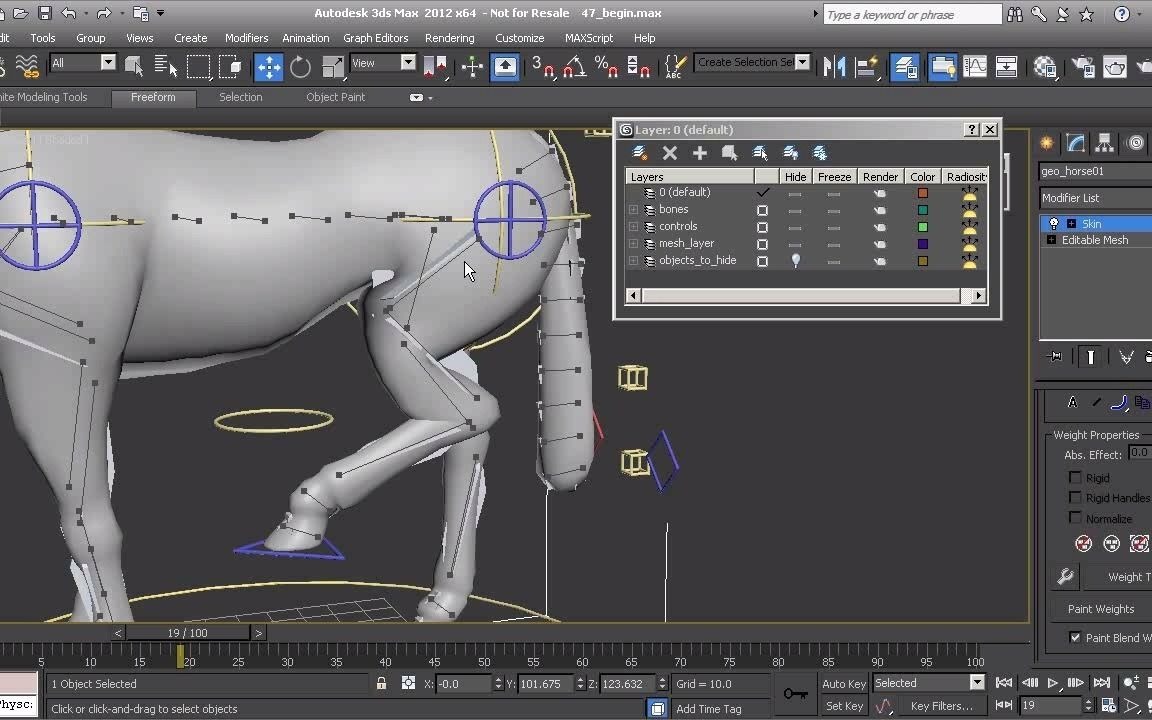 3ds Max动物骨骼绑定教程47