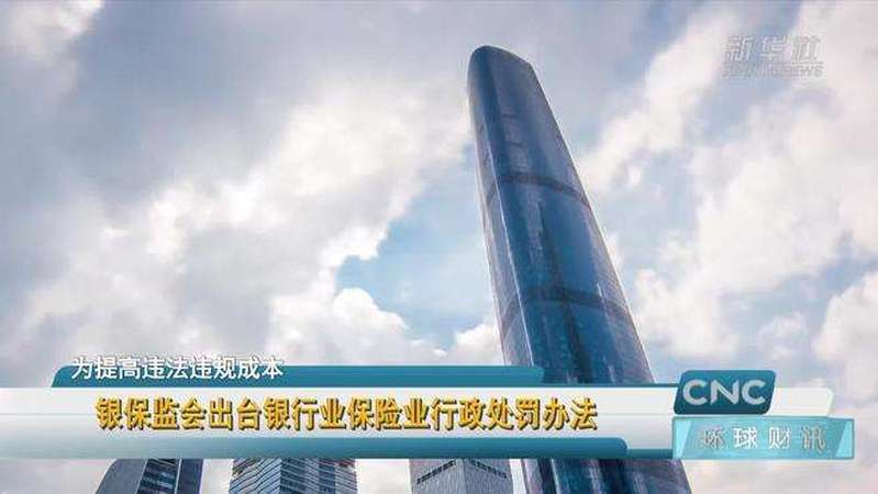 银保监会出台银行业保险业行政处罚办法