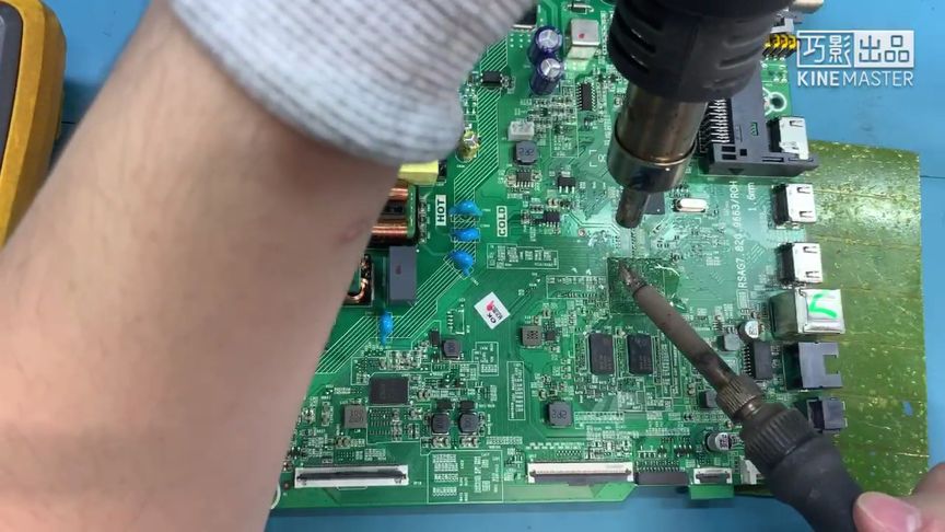 HDMI所有接口故障一样能识别输入信号但不能显示,只能换它了
