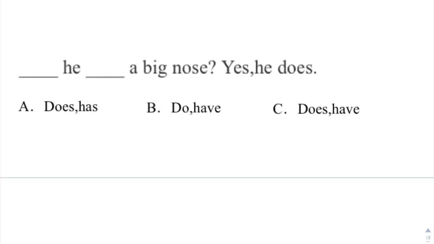 初一英语选择题,第三人称单数的一般.