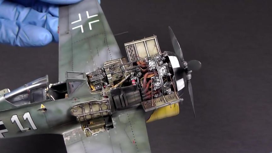 国外大神做的德国二战战斗机模型,这还原度!