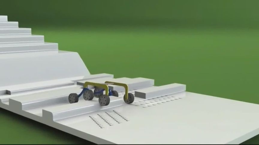 爬楼梯的机器人,看看它的机械构造原理!