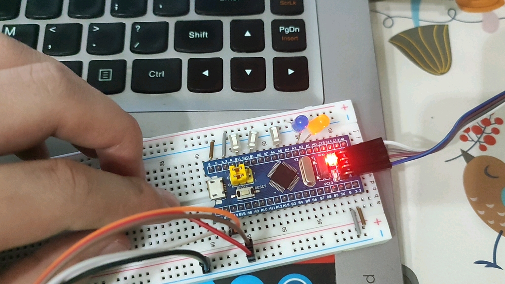 STM32 按键输入 学习成果