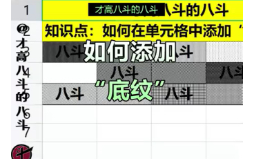 WPS里如何给单元格添加底纹