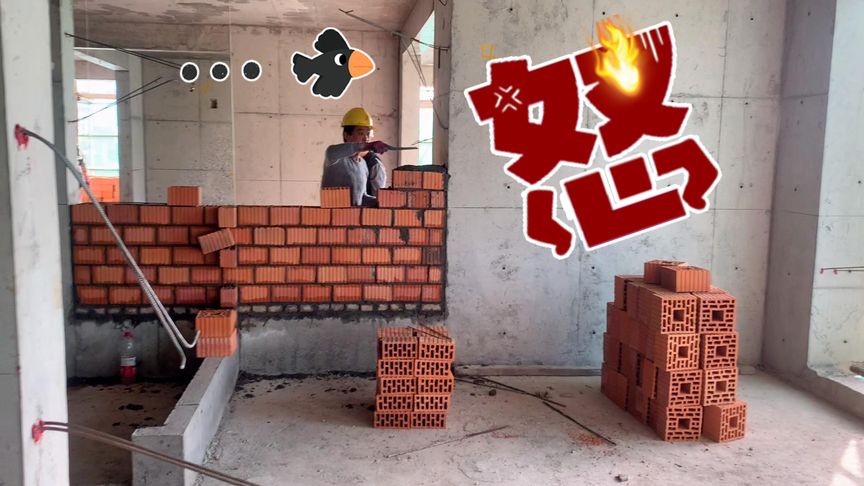 二次结构砌体开始,这下可把泥工带班愁死了,人手不够,怎么办?