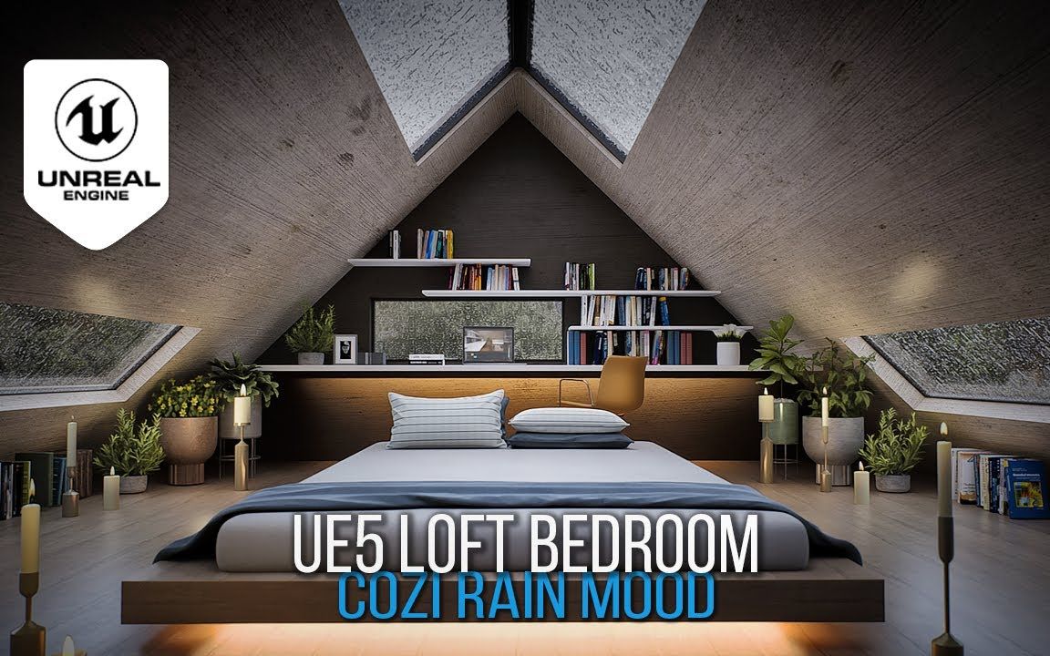 UE5.1 室内初学者必看全流程教程 UE5建模 Lumen出效果