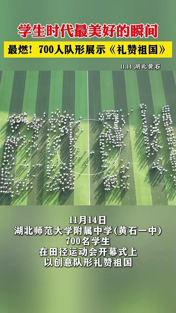 ...在田径运动会开幕式上,以创意队形礼赞祖国。(记者:石勇吴萌刘莉玲)