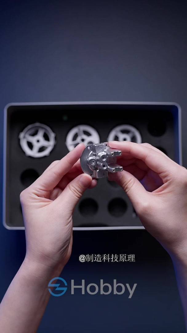 组装飞机发动机模型
