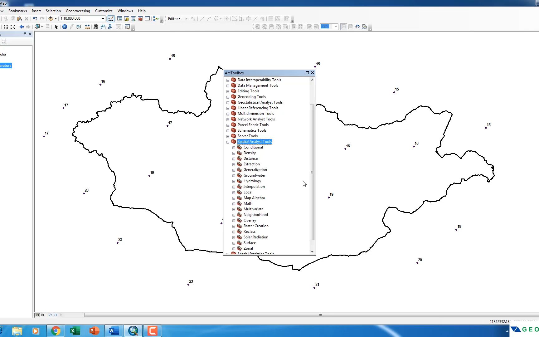 25-使用空间插值与ArcGIS创建一个温度分布图-(1080p)