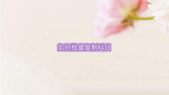 用友T3如何批量复制会计科目?#会计实操 #财务