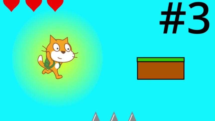 Scratch跑酷游戏教程#3-修理漏洞与制作陷阱#scratch编程 #编程