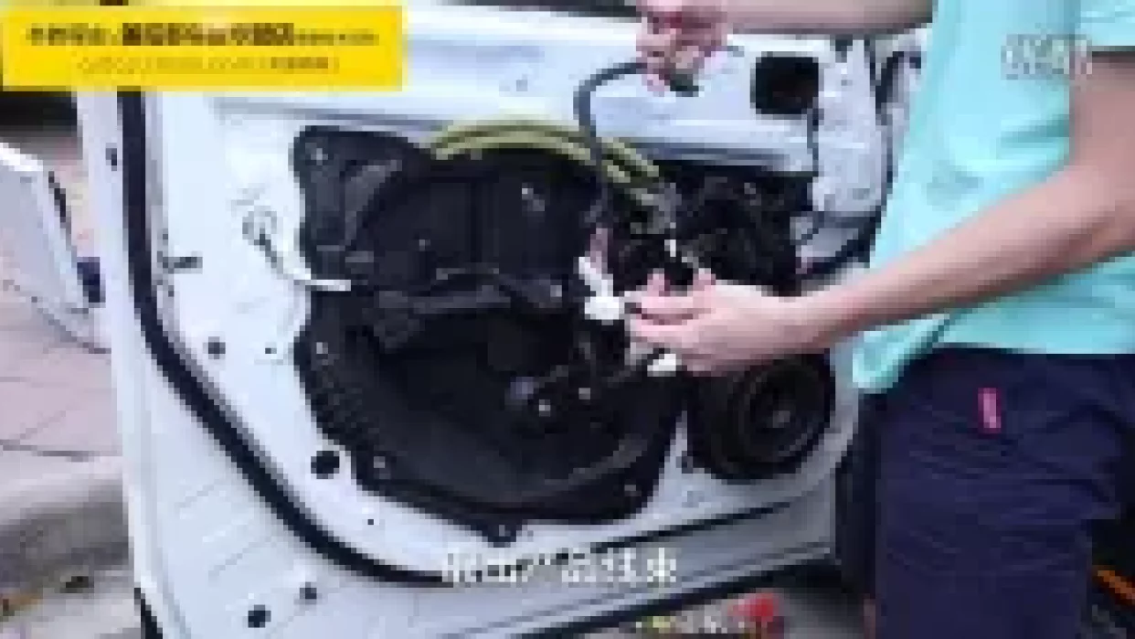 马自达CX-5改装自动升窗器玻璃升降器一键关窗器安装教程