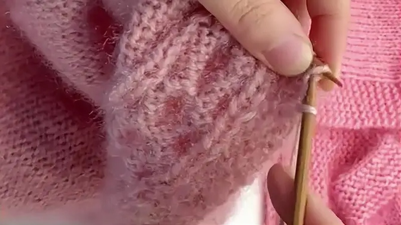 编织教程:门襟编织方法,简单好看的编织方法